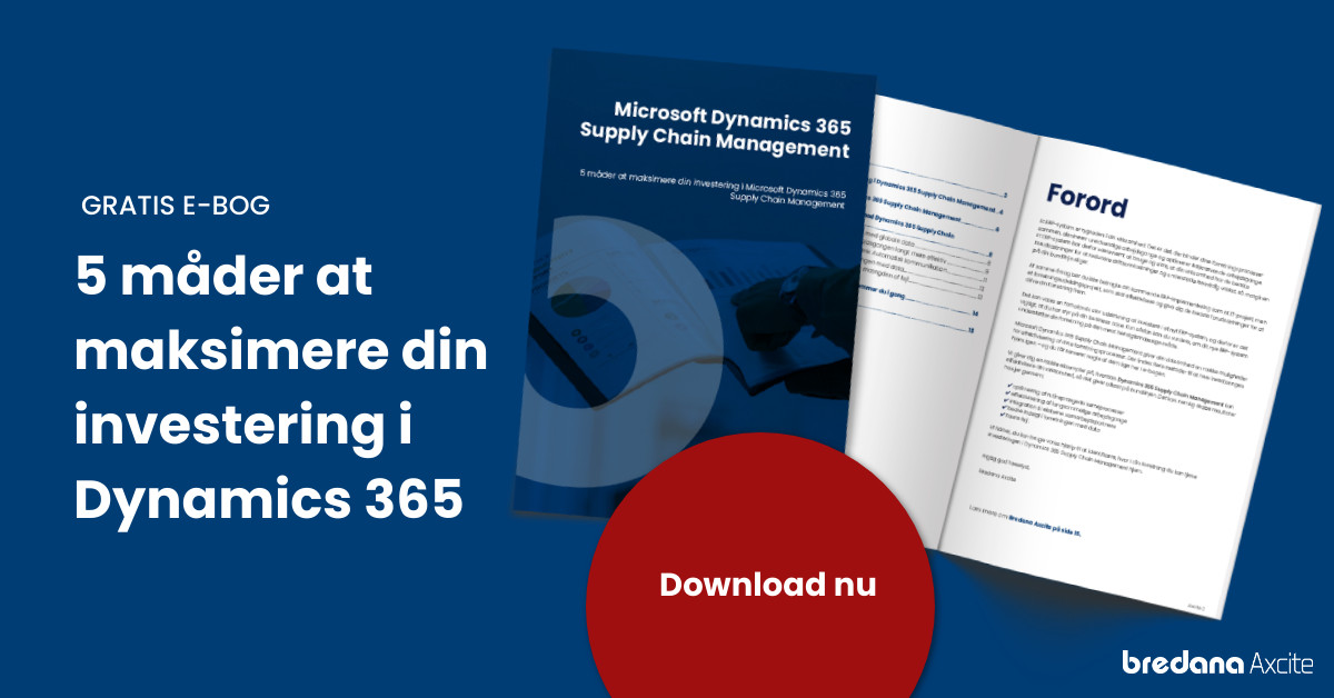 E-bog: Sådan får du høj ROI med Microsoft Dynamics 365